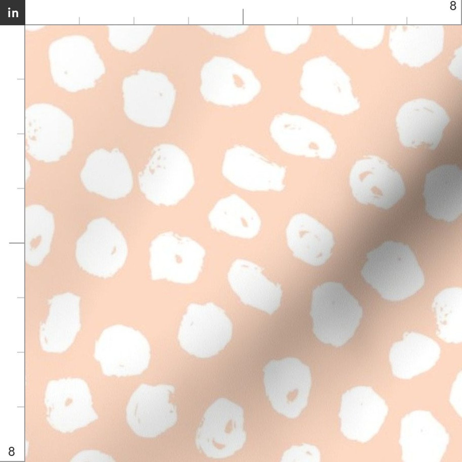 Spot Fabric Inky Spots // Blush Girly Cute by Andrea Lauren Polka Dot ...