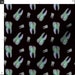 Tooth Fabric Loose Toothache Hologram on Black by Elliottdesignfactory ...