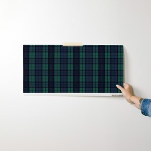 Plaid Wallpaper - Dark Green Plaid by Laurapol - Green Plaid Check ...