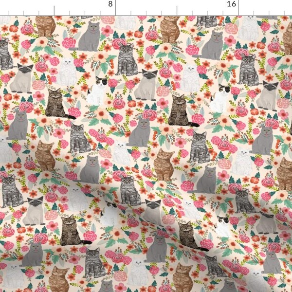 Cotton Cat Fabric - Etsy
