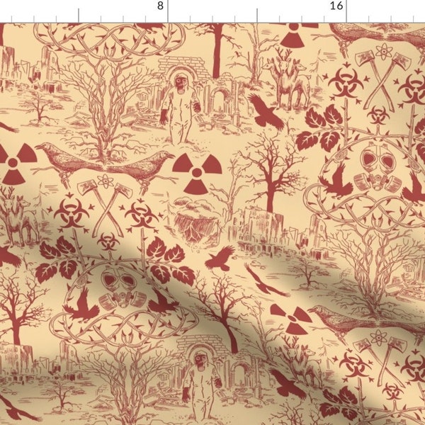 Spoonflower Zombie Fabric - Etsy