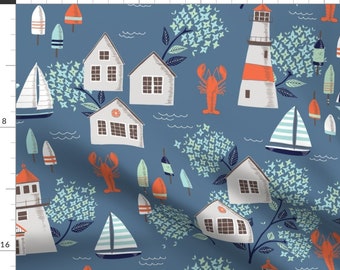 Nantucket Summer Fabric - Etsy