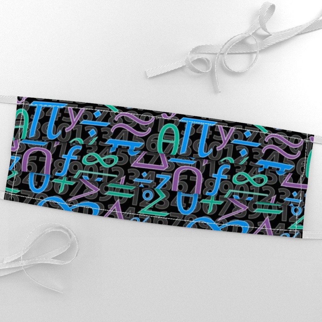 Math Fabric Math Symbols dk by Jjtrends Math Class | Etsy