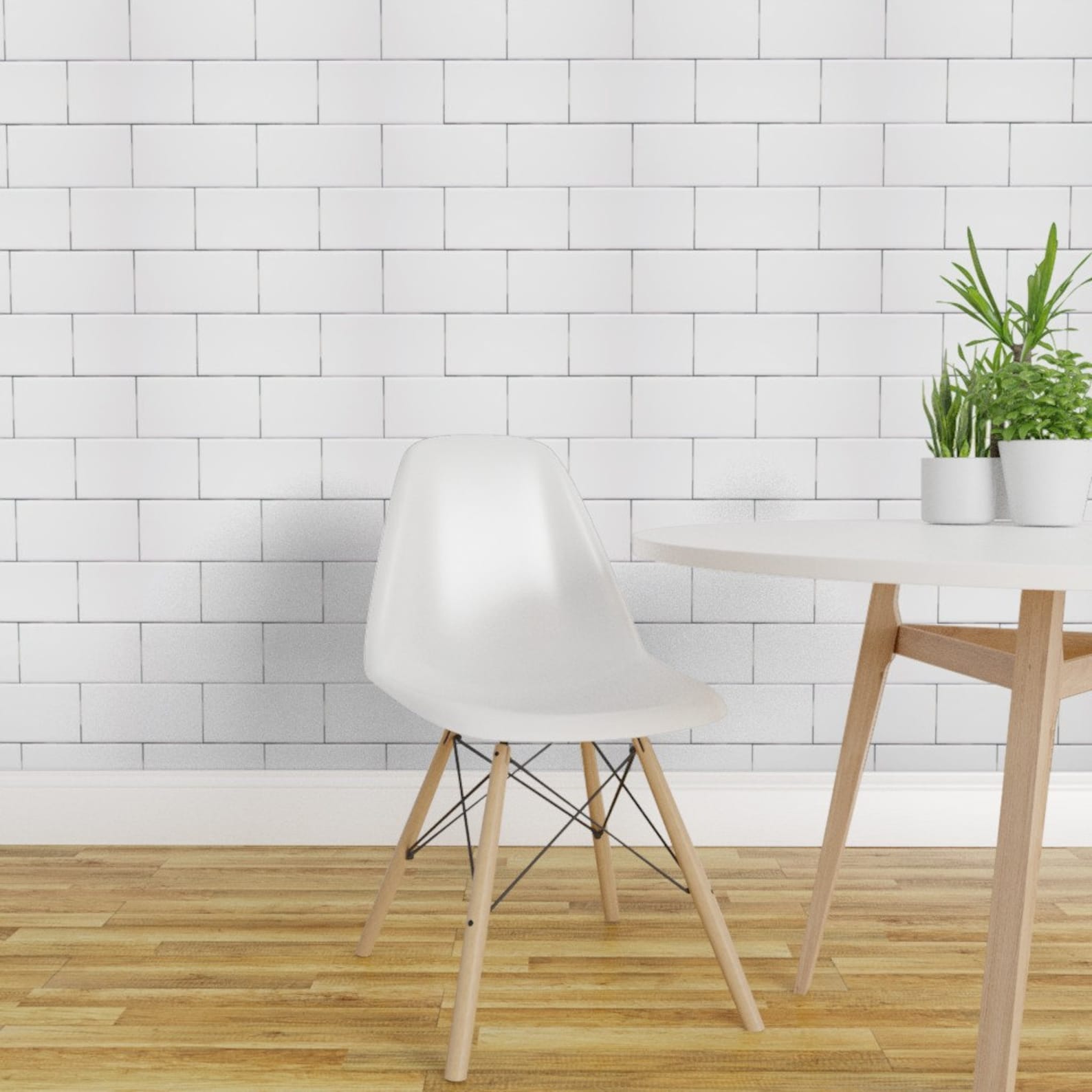 Subway Tile Wallpaper - Subway Tile by Littlerhodydesign - Subway Tile ...