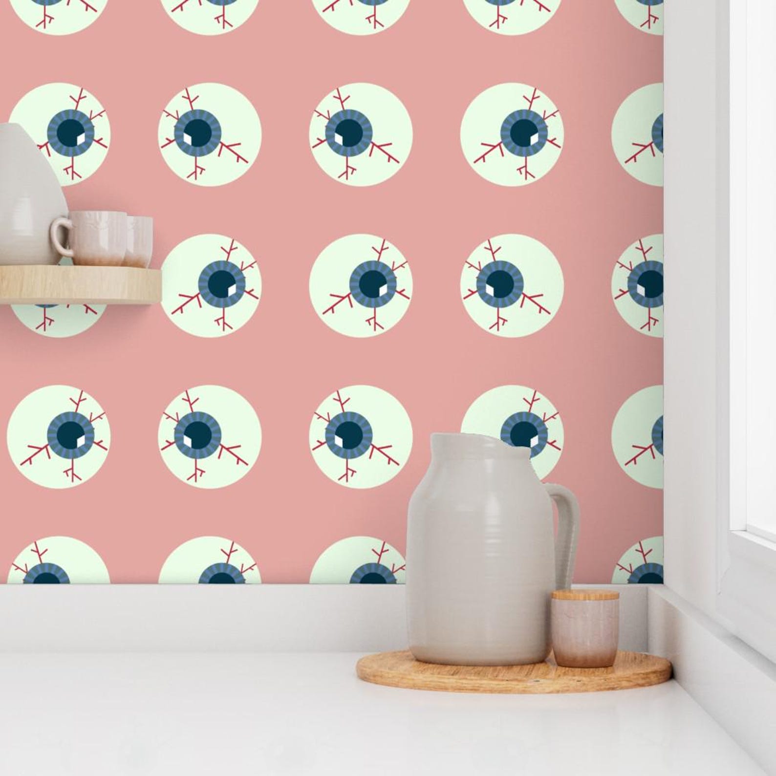 Eyeball Removable Peel and Stick Wallpaper - Eye Anatomy Ophthalmology ...