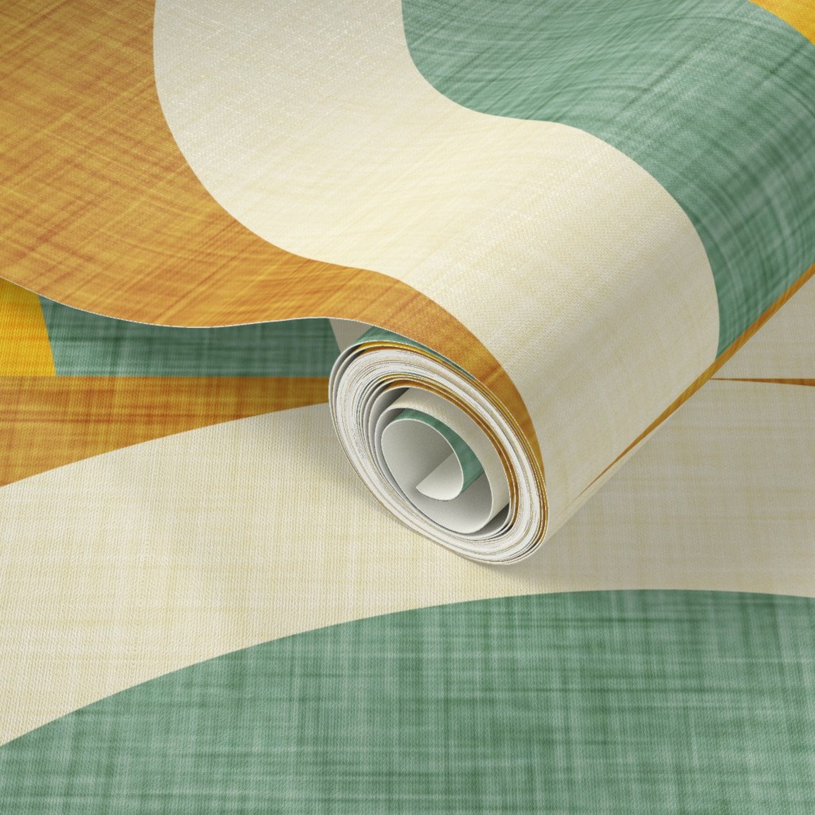 Mid Century Modern Wallpaper New Mid Mod Rainbow Magic by - Etsy