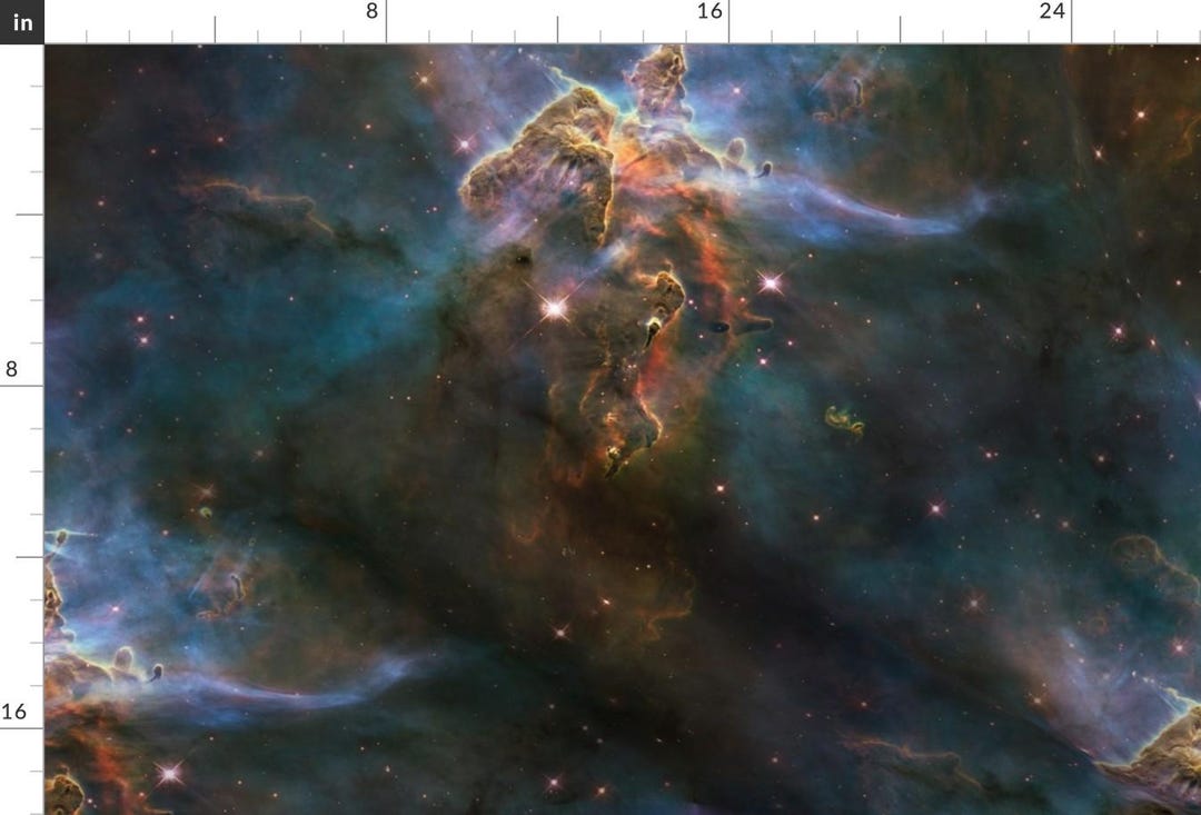 Nebula Fabric - Final Frontier Collection - Mystic Mountain by ...