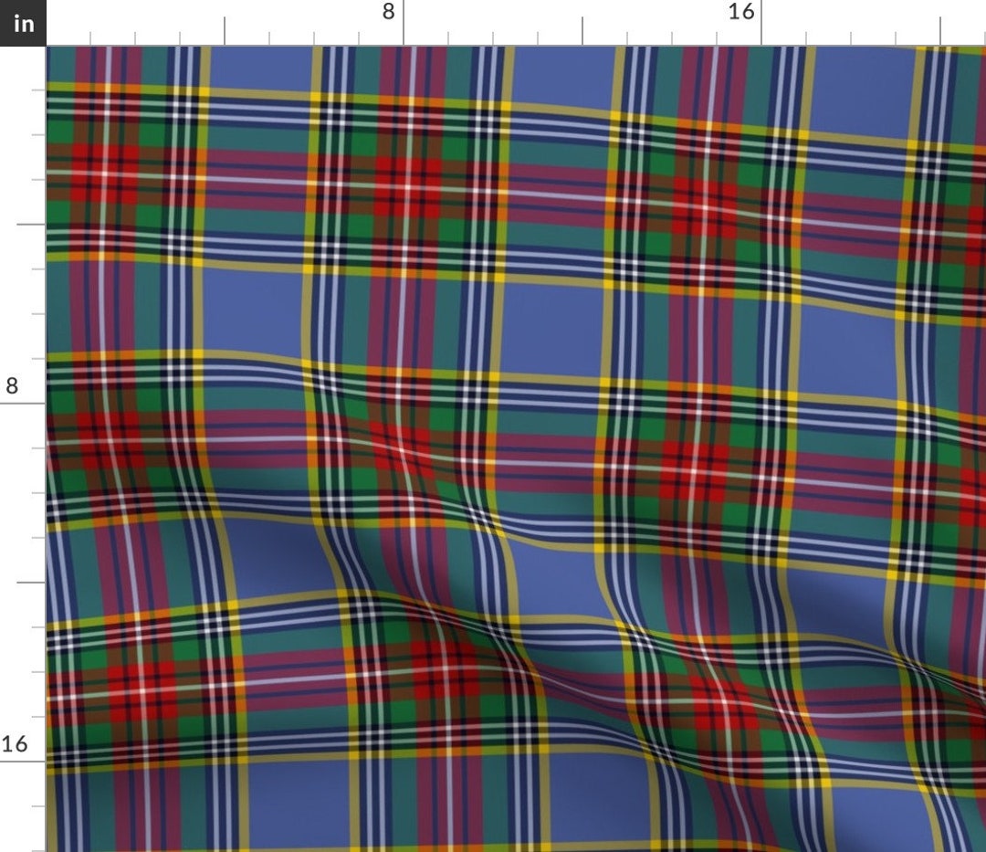 Traditional Checked Fabric Macbeth Tartan by Weavingmajor - Etsy