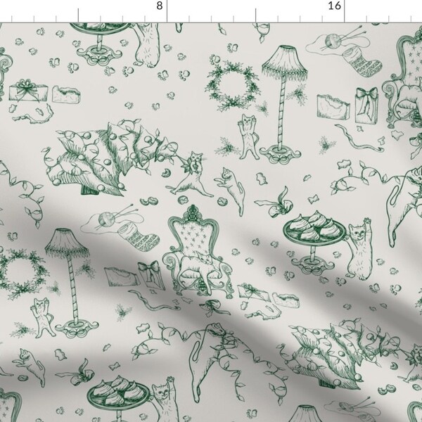 Funny Toile Fabric - Etsy