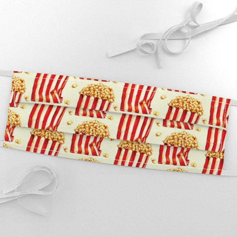 Retro Movie Theater Popcorn Fabric Popcorn By Kellygilleran | Etsy