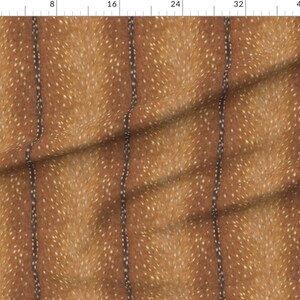 Fawn Fabric Deer Hide in Spring Fawn by Willowlanetextiles Fawn Cotton ...