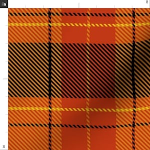 Retro Plaid Upholstery Fabric- 70s Check by Sterlingart - Seventies ...