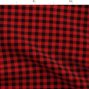 Buffalo Plaid Fabric Red Buffalo Plaid by Angiehiller Buffalo Plaid Red ...