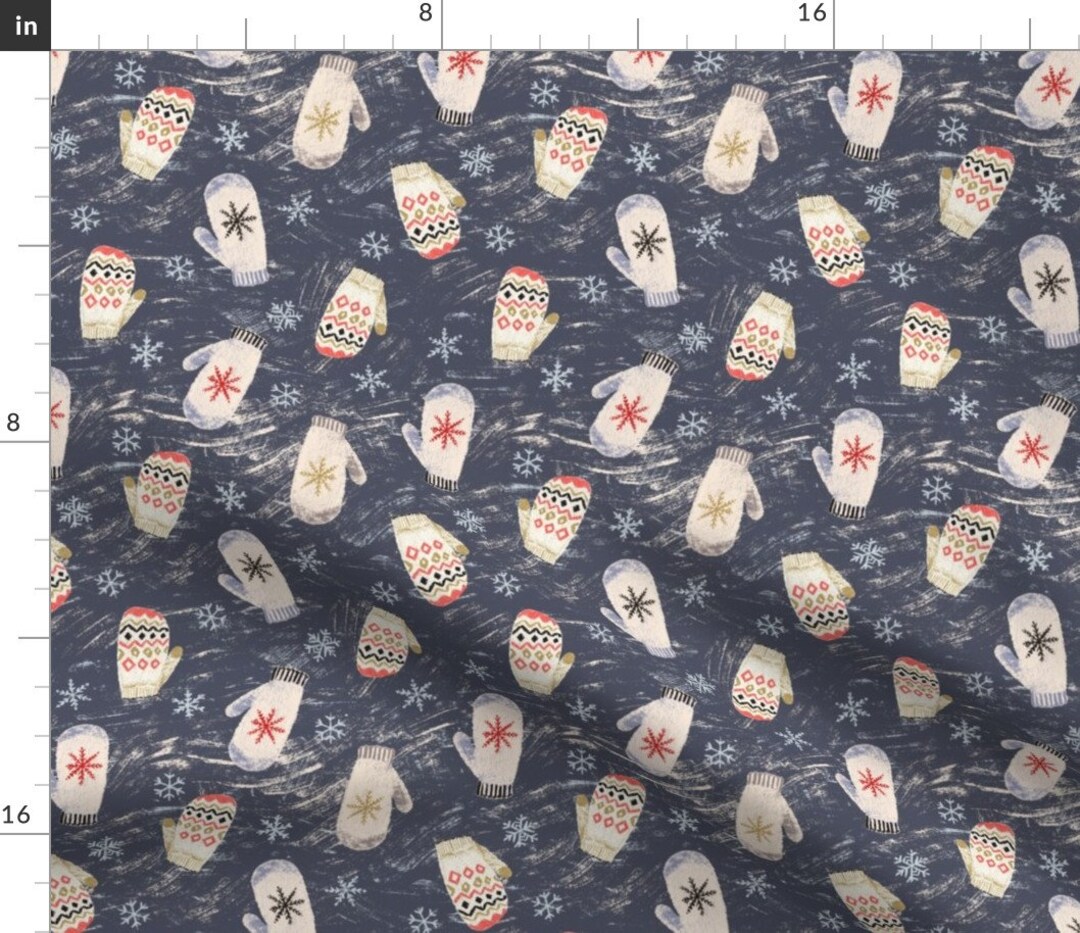 Mittens Fabric Mitten Weather by Allierunnion Mittens - Etsy