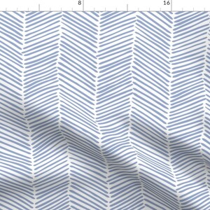 Blue Chevron Fabric Freeform Arrows Large in Blue by - Etsy