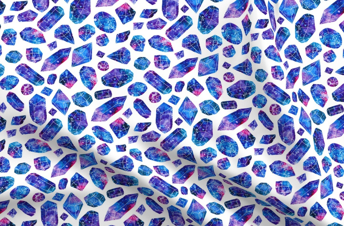 Universe Fabric Magic Crystal By Runlenarun Galaxy Crystal | Etsy