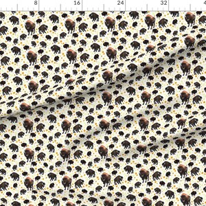 Buffalo Fabric Bison 1 by Jadegordon Buffalo Bison Southwestern Boho ...