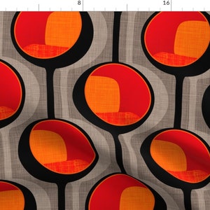 Mod Chair Fabric Chair Pod by Spellstone Midcentury Modern - Etsy