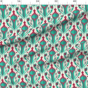 Pitcher Plant Fabric Carnivorous Plants by Caleb Luke Lin Vintage ...