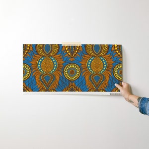 African Art Wallpaper African Print by Sveta Aho African Art Blue ...