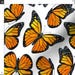 Monarch Fabric Monarch Butterfly Watercolor by Jannasalak Monarch ...