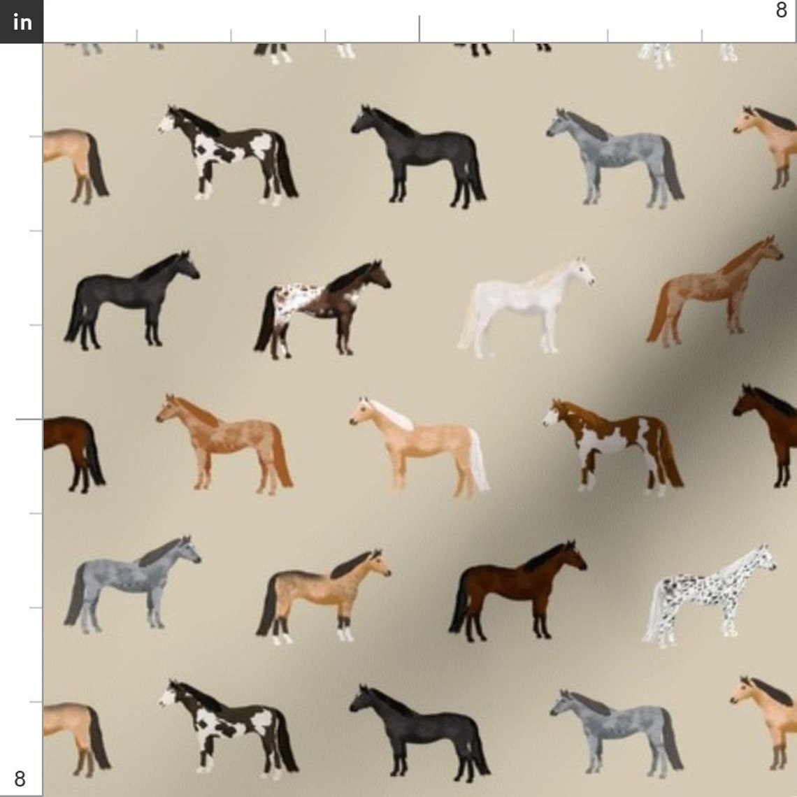 Horse Fabric Horse Coats Horse Breeds Horses Fabrics Tan by | Etsy