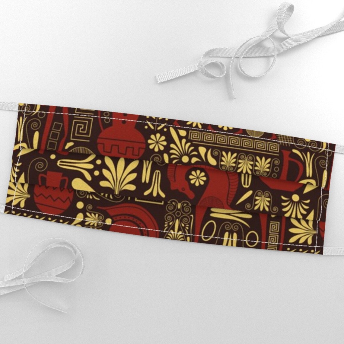 Greek Art Fabric Greek Artifacts by Diseminger Greek Art | Etsy