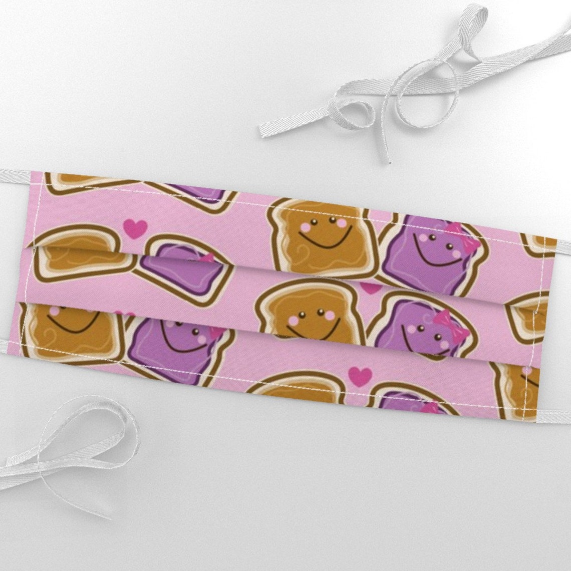 Valentine's Day Fabric I Love You More Than Cookies by | Etsy