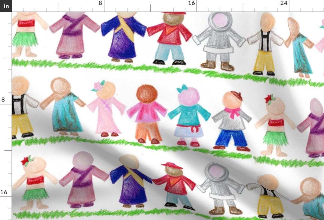 Paper Doll Children Fabric International Children Paper Dolls by Amy ...