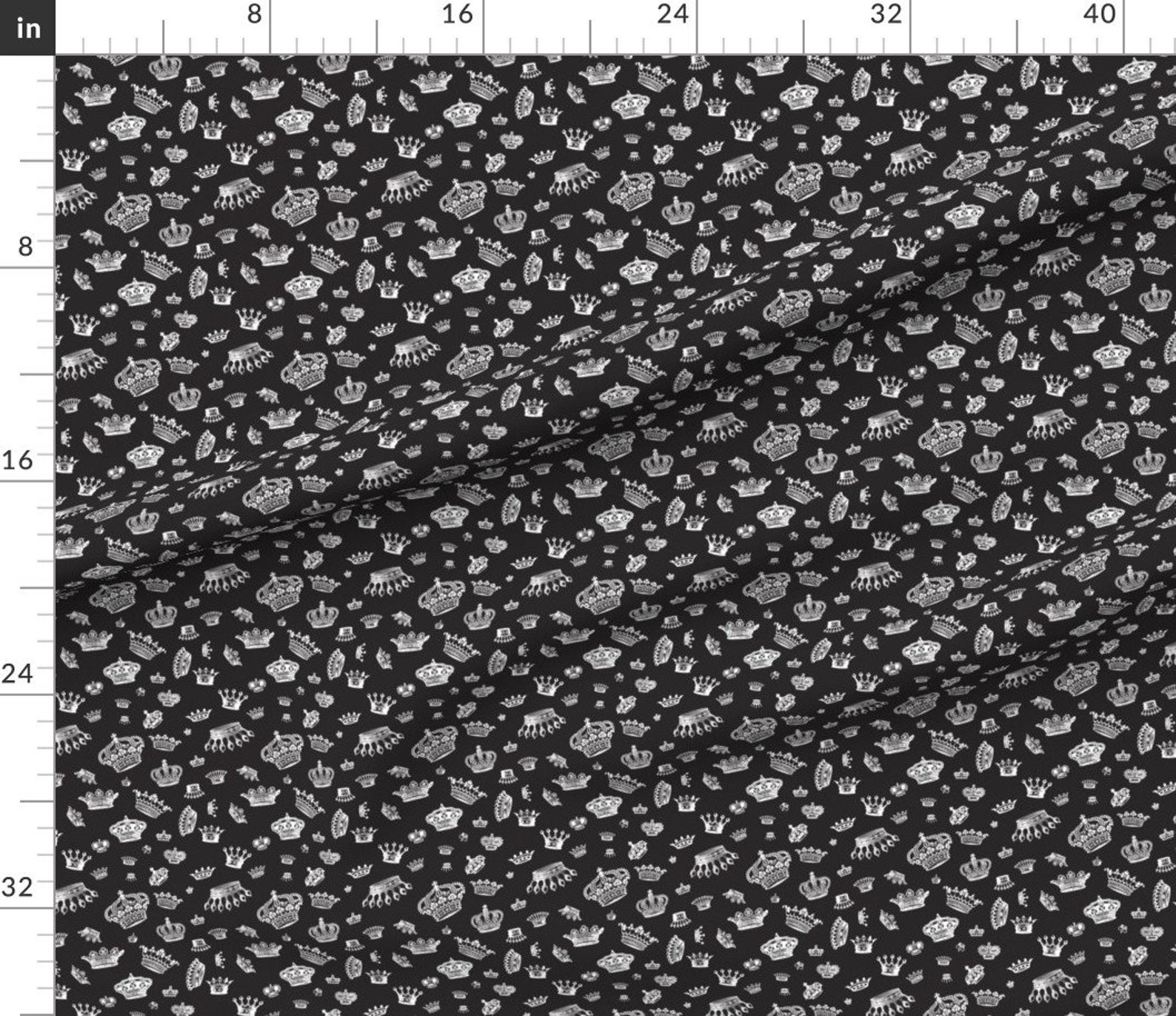 Royalty Fabric Royal Crown Jewels Kind Queen Prince Princess | Etsy