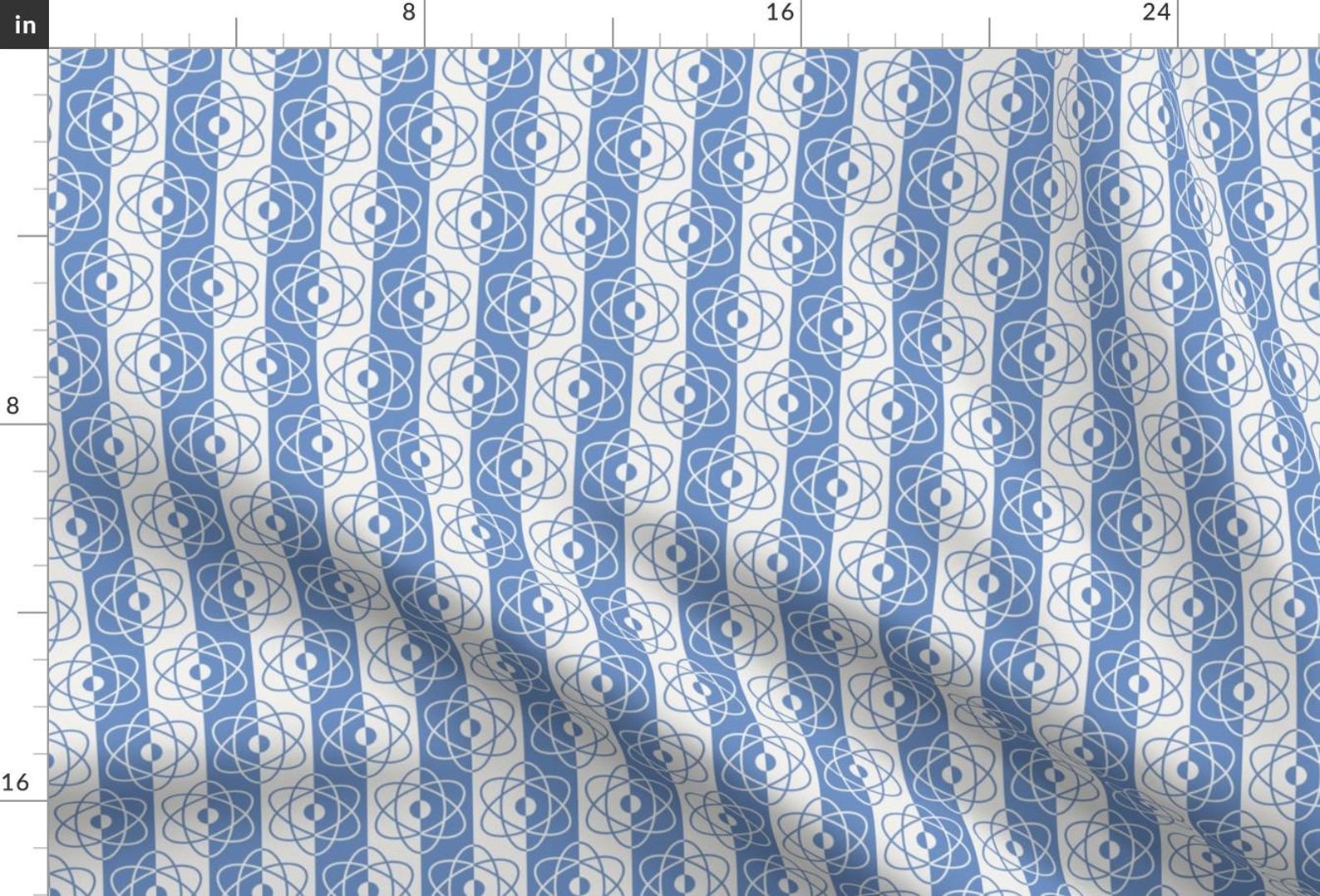 Science Fabric - Atomic Stripe - Scientific Enlightenment by Sef ...