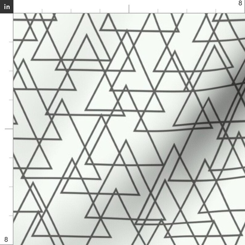 Triangle Fabric Triangles by Holli Zollinger Intertwining | Etsy