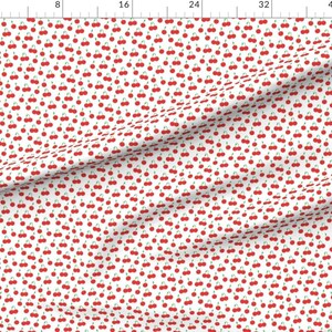 Cherry Cutie Fabric Cheery Cherries by Clayvision Kawaii | Etsy