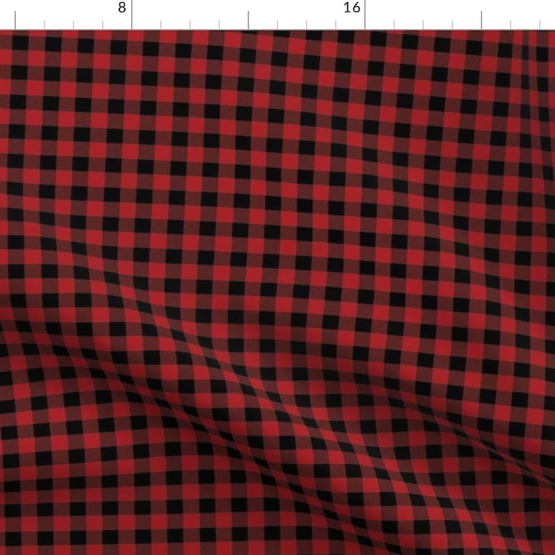 Buffalo Check Fabric - Etsy