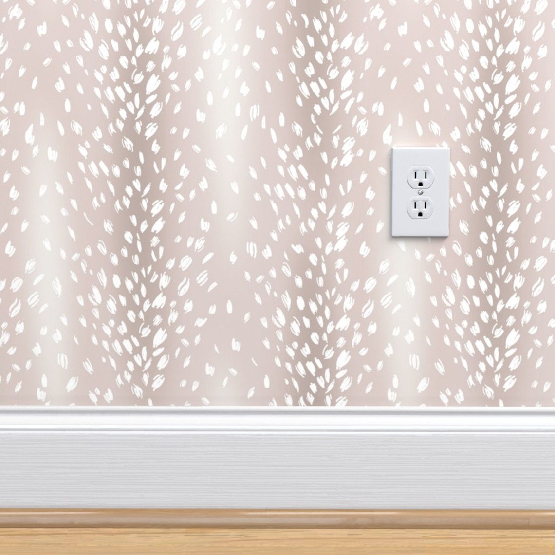 Fawn Wallpaper Gentle Fawn by Nelvis Valenzuela Neutral | Etsy