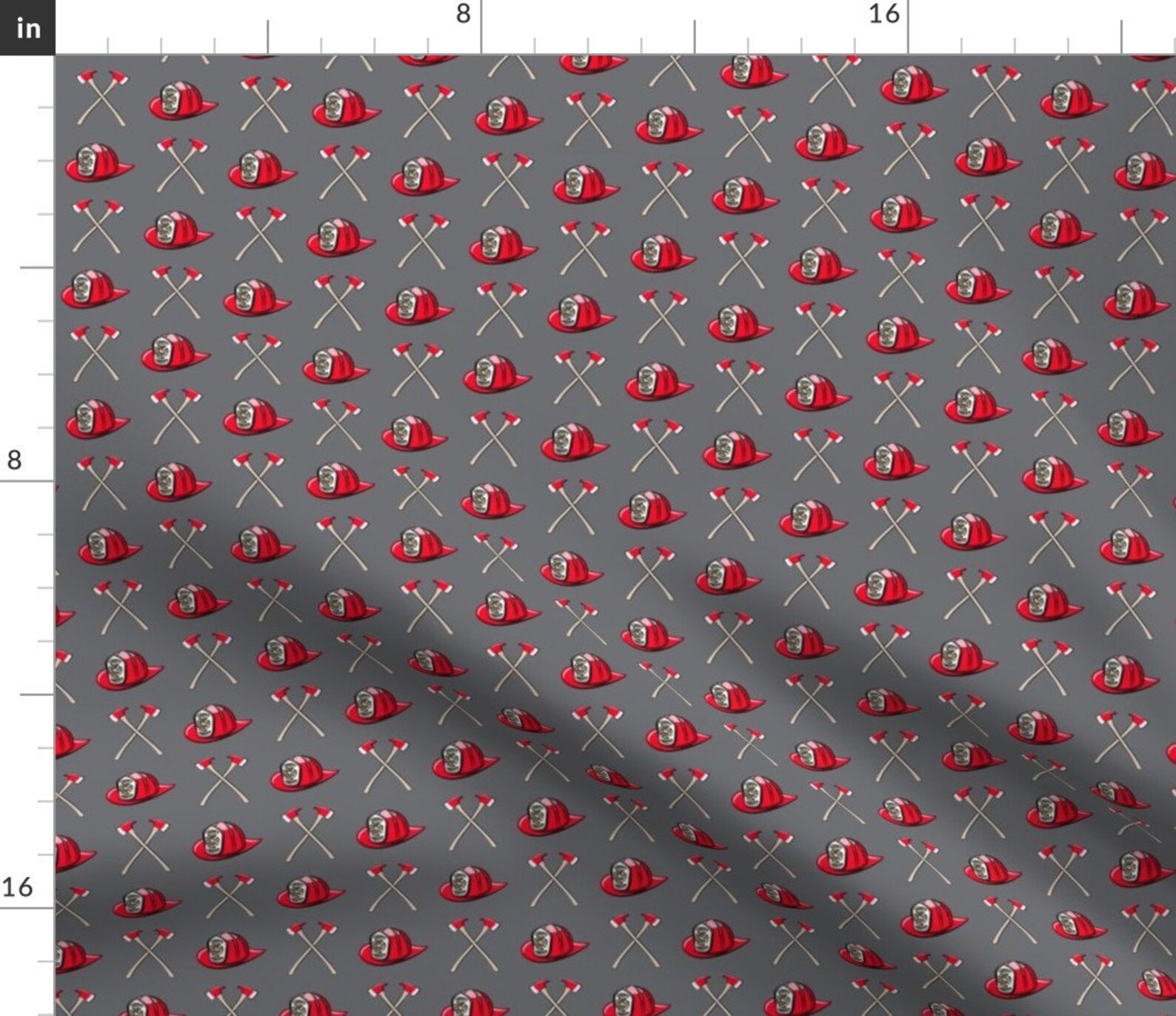 Firefighter Fabric small Scale Firefighter Helmet and - Etsy