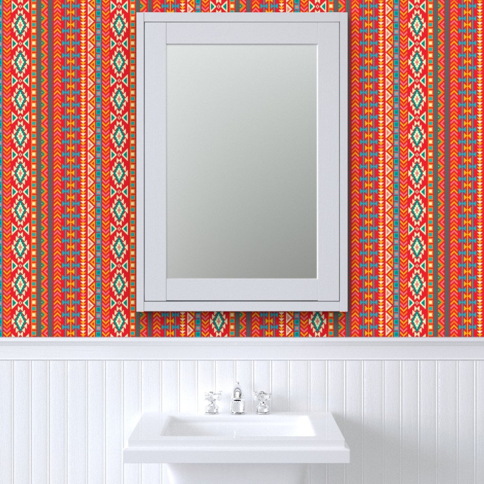Southwest Wallpaper Aztec Tribal Native American Mexican by - Etsy