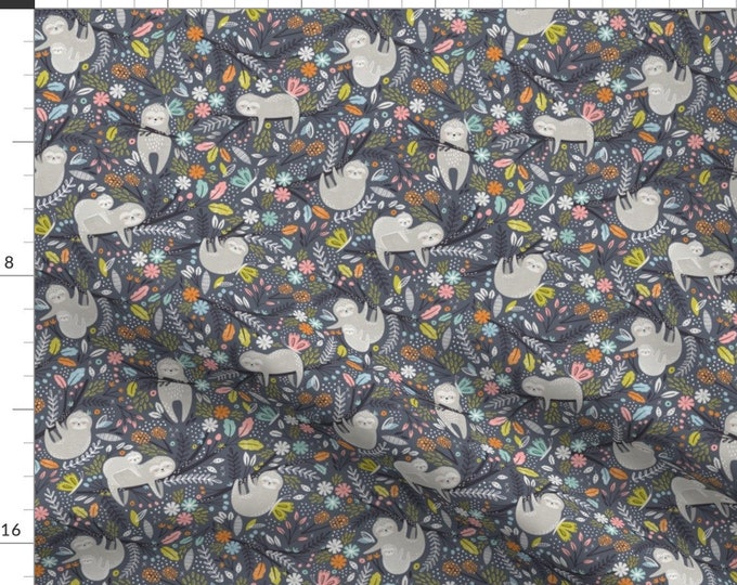 Sloth Fabric Art Gallery Fabric Jungle Themed Fabric Selva - Etsy