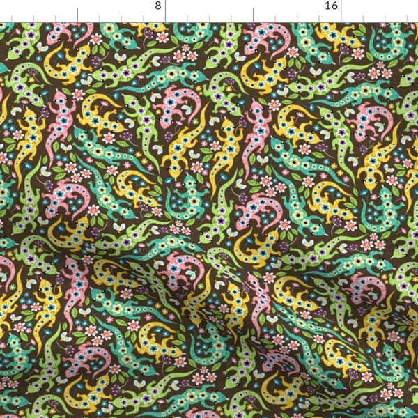 Lizard Quilt Fabric - Etsy
