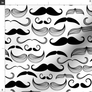 Variety of Moustaches Fabric Mustache by Forthelove Tash Men Waxy Curly ...