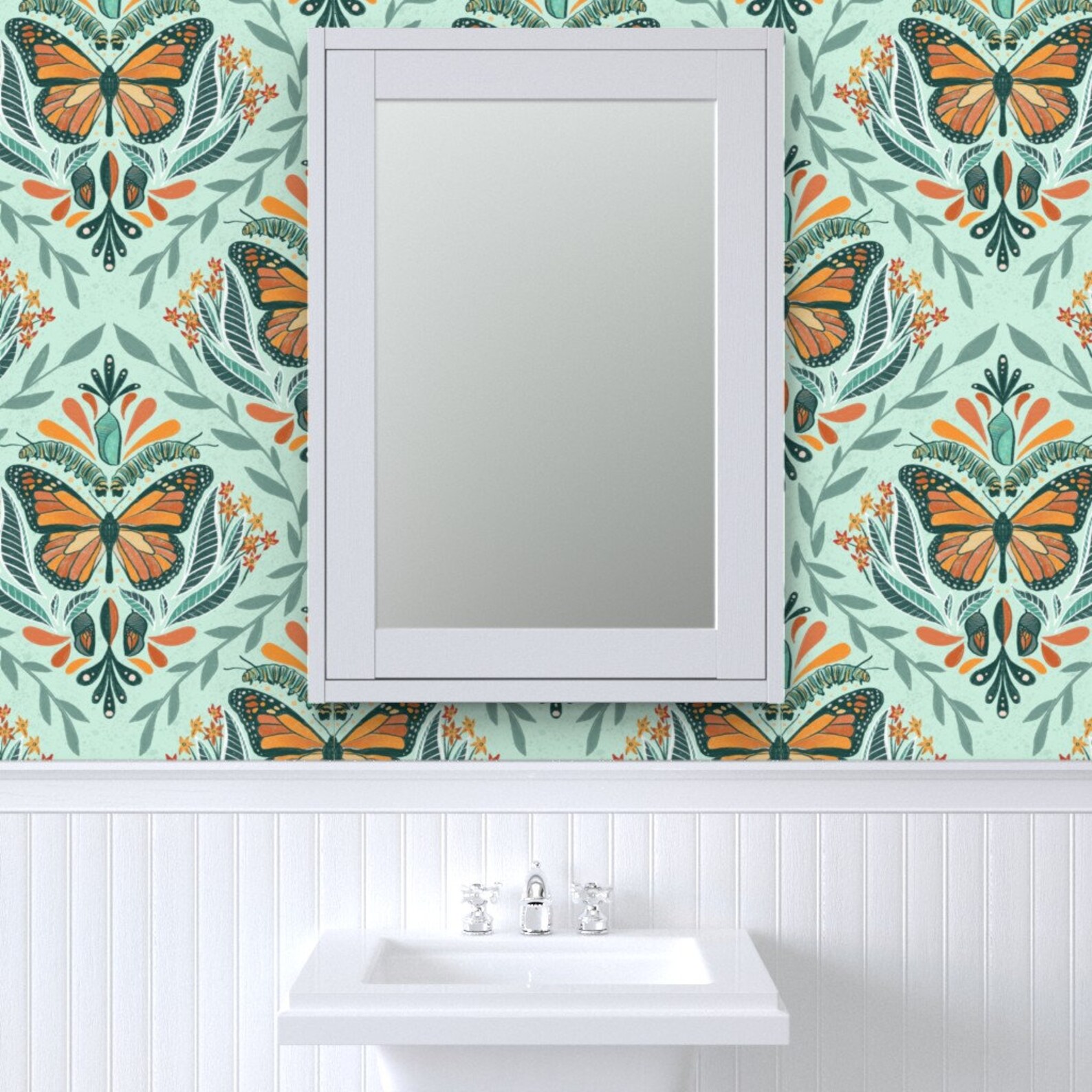 Butterfly Wallpaper Life of A Monarch by Ashleyinthestars - Etsy