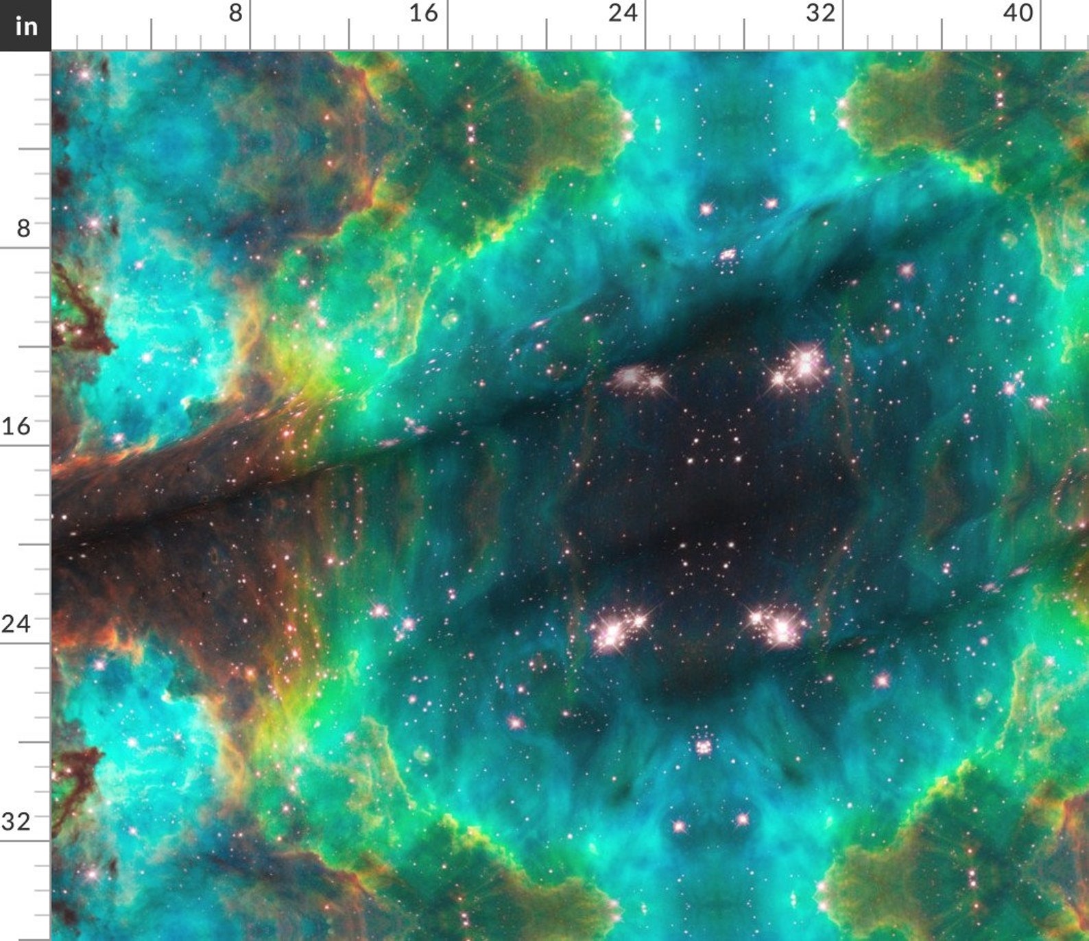 Nebula Fabric Neb2 by Lemonadefish Nebula Space Celestial - Etsy