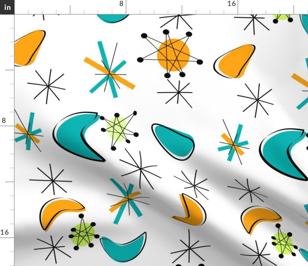 Atomic Era Fabric Atomic Era Boomerangs by Hot4tees Bgyahoo Com Atomic ...