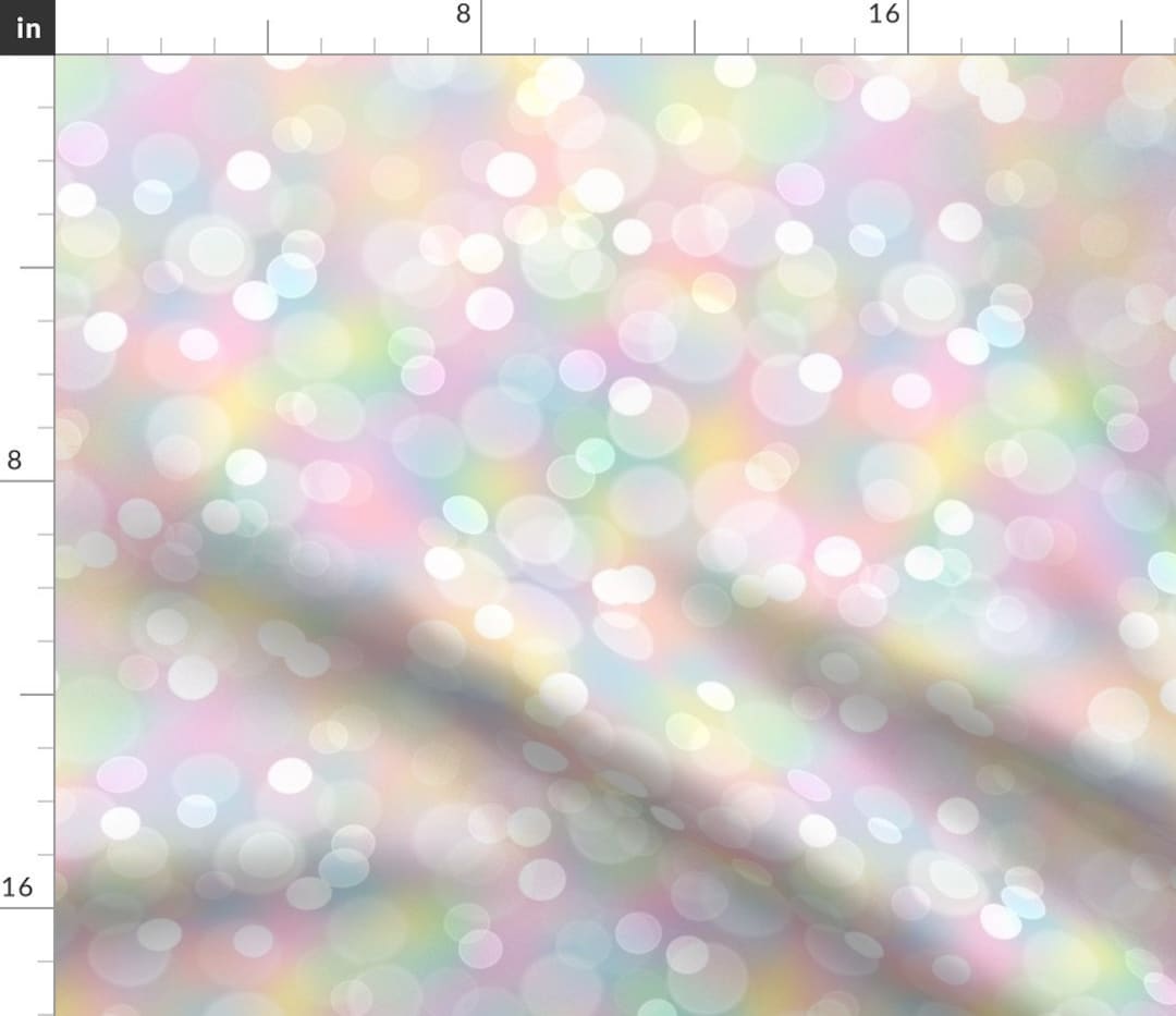 Pastel Rainbow Fabric Pastel Candy Color Bokehs by Raccoongirl Bokeh ...