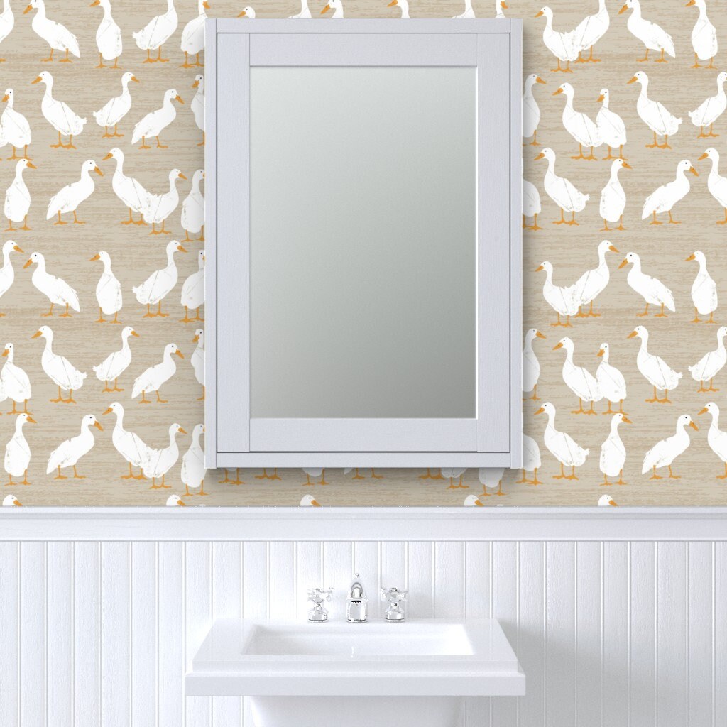 Ducks in A Row Wallpaper Ducks in A Row by Sarah Treu - Etsy