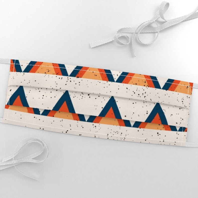 Teepee Ridge Fabric Teepee Ridge By Tramake Mod Geometric | Etsy