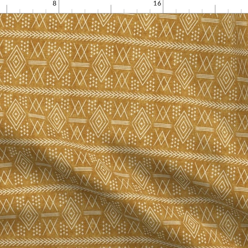 Mustard Fabric - Etsy