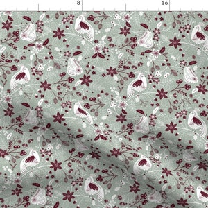 Elegant Holiday Fabric Partridge in A Pear Tree by Sarah Knight ...