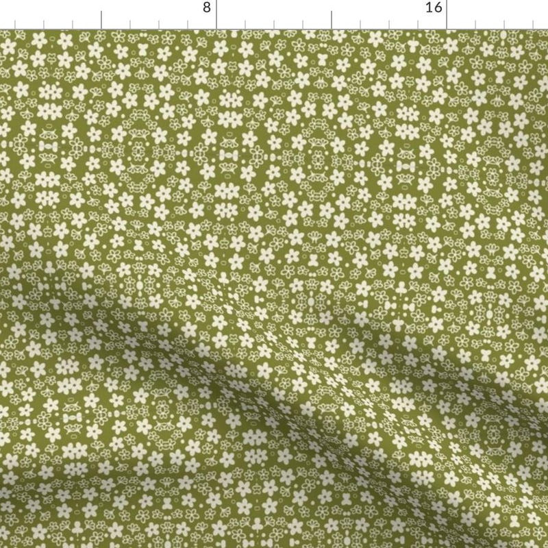 Green Crazy Daisy - Etsy
