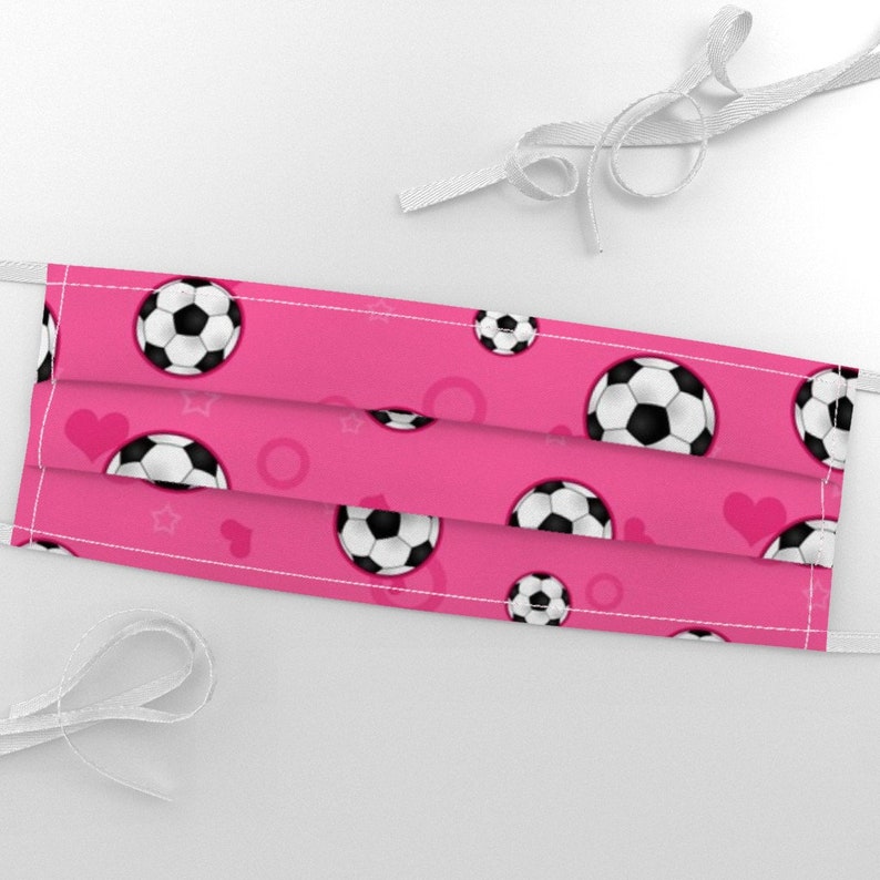 Soccer Fabric Soccer Ball Pink by Jannasalak Soccer Girls | Etsy